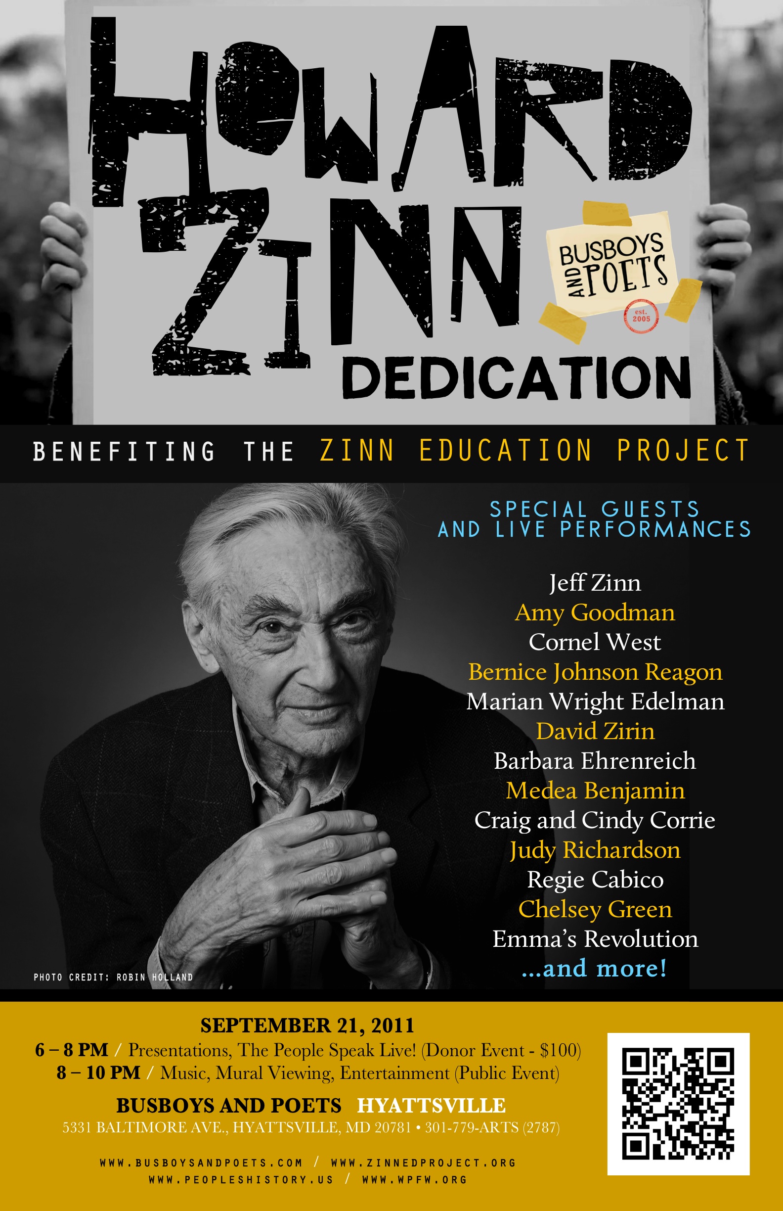 Educators and Activists Celebrate the Legacy of Howard Zinn and the ...