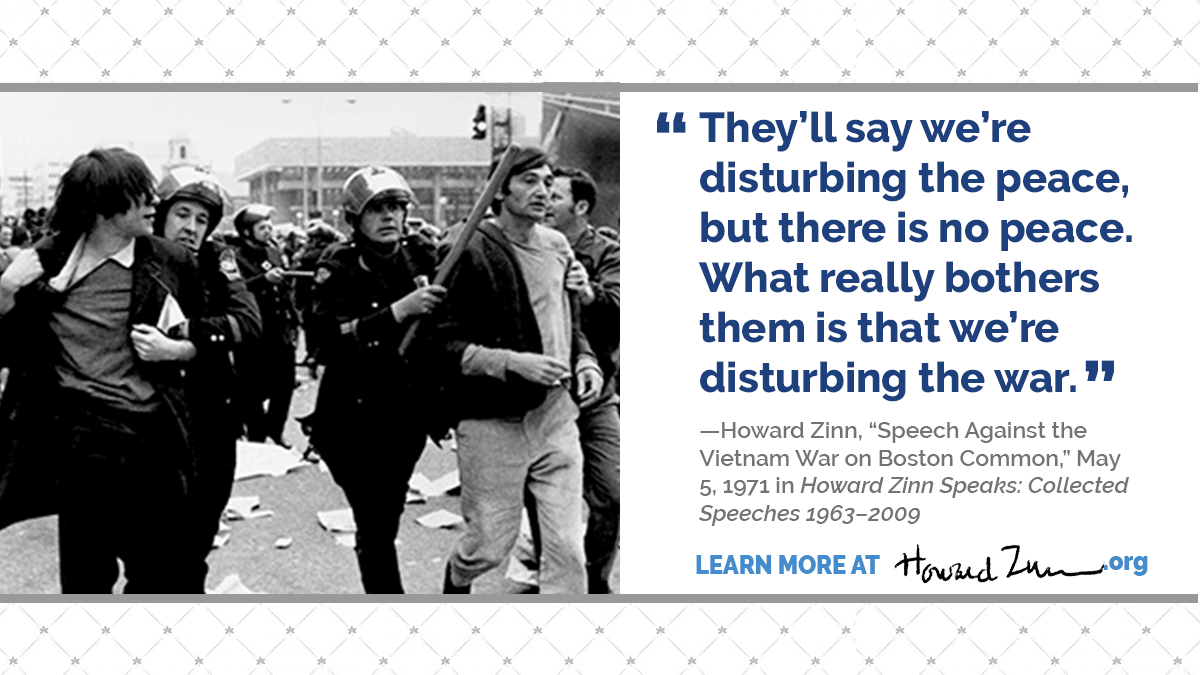 Disturbing the War - Howard Zinn